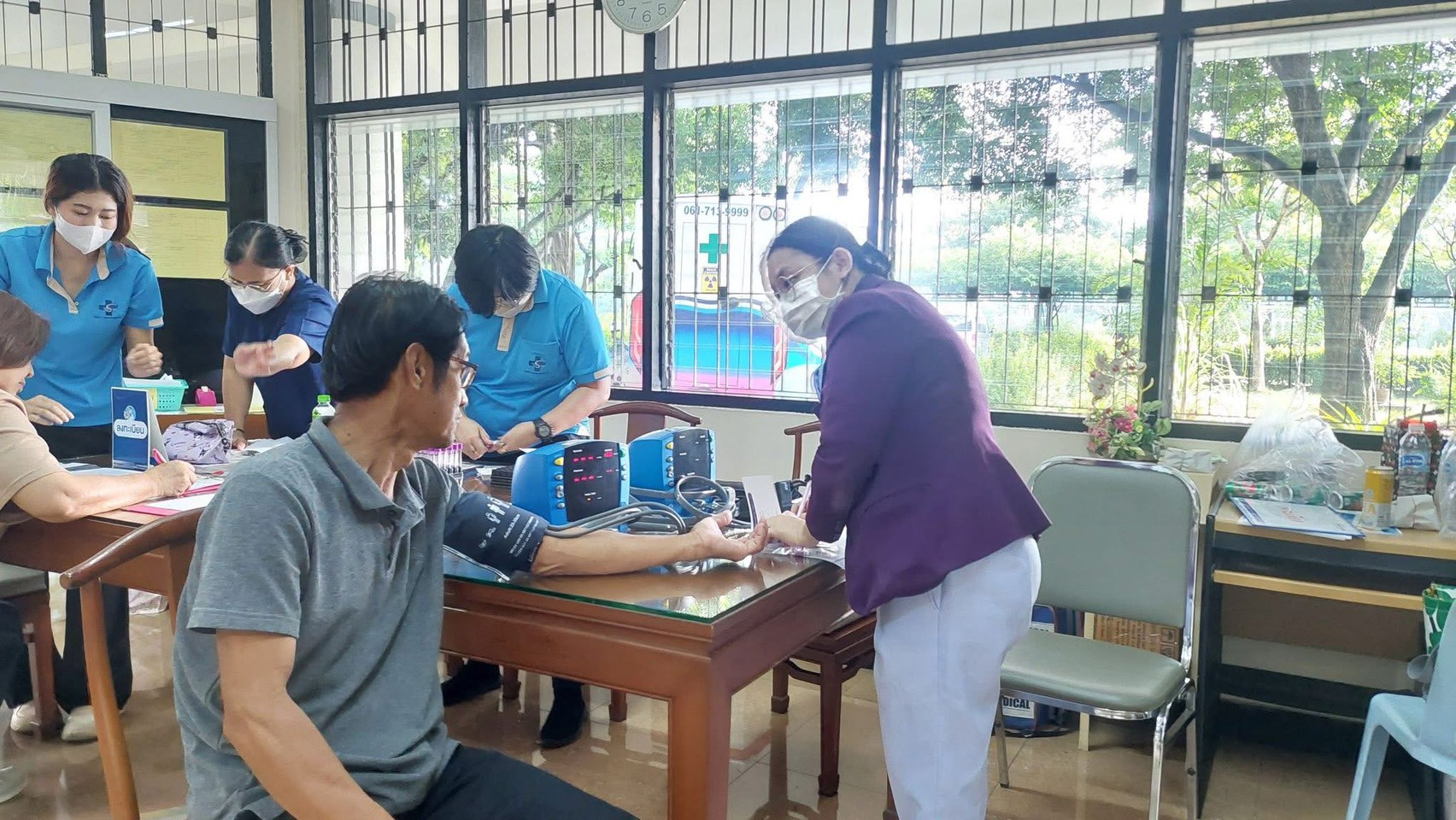 ตรวจสุขภาพบุคลากรประจำปี 2568 - Saengtham College